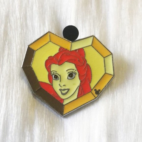 Disney | Jewelry | 525 Beauty And The Beast Belle Jewel Pin | Poshmark